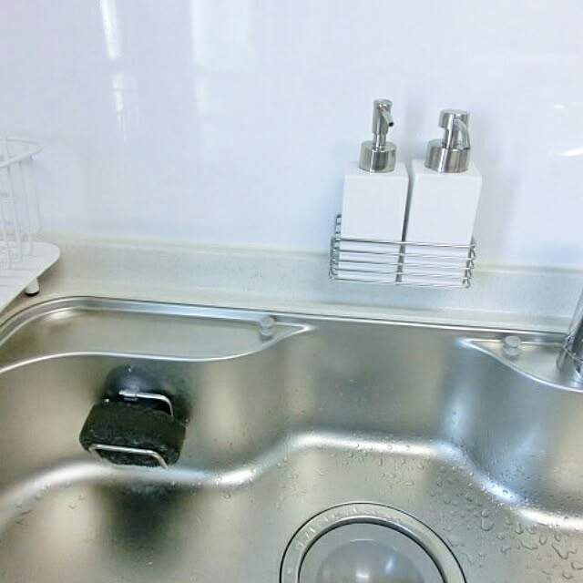 【写真付きレビュー】【KEYUCA公式店】ケユカ Clef シンクポケット S[おしゃれ スポンジラック ステンレス シンプル キッチン用品 スポンジ置き オシャレ キッチン雑貨 キッチン収納 ...