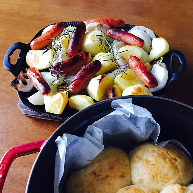 【写真付きレビュー】及源鋳造 OIGEN 焼き焼きグリル どっしりタイプ U-33の通販商品&口コミ情報 | RoomClipショッピング