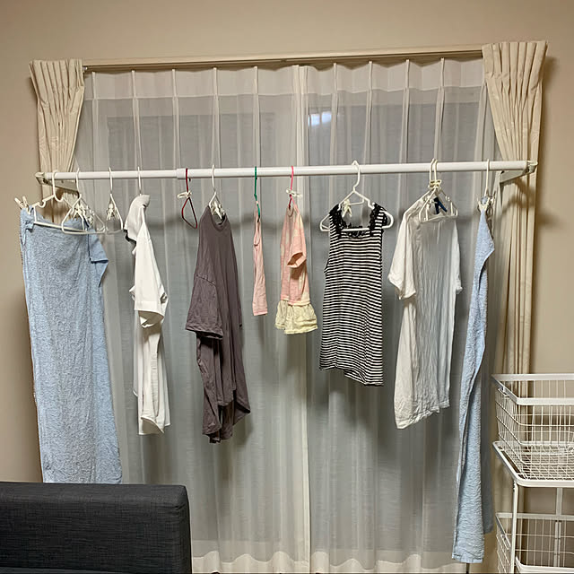 【写真付きレビュー】FS186N 室内物干しフレクリーンPro30 インセットFS-186Nの通販商品&口コミ情報 | RoomClipショッピング