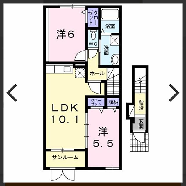 2LDK賃貸アパート/ペット可能な賃貸住宅/アパート/賃貸/大東建託...などのインテリア実例 - 2018-04-16 12:44:53 ｜ RoomClip（ルームクリップ）