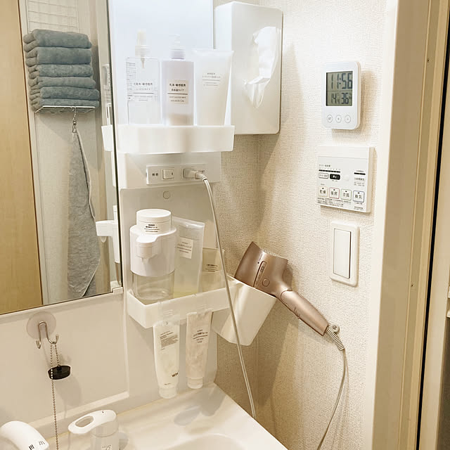 【写真付きレビュー】イケア 【IKEA Original】SLATTIS -スロッティス- クロック 湿度計/温度計付き ホワイト 8x12 ...