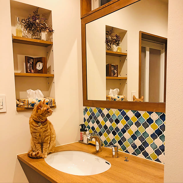 【写真付きレビュー】名古屋モザイク corabel コラベル NLA-KEKKON-MIX 64X56異形Aパターン紙貼り[シート]の通販商品&口コミ情報 | RoomClipショッピング