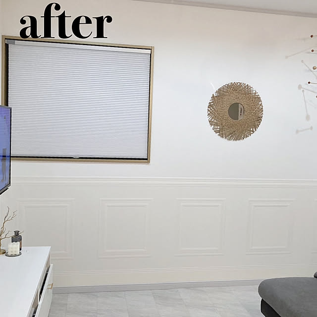 【写真付きレビュー】【平日12時までなら即日出荷可】クッションフロア グレインタイル サンゲツ HM-10087 HM-10088 10cm ...