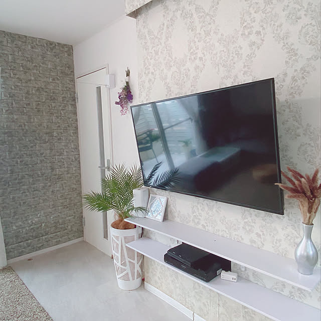 【写真付きレビュー】【平日12時までなら即日出荷可】クッションフロア グレインタイル サンゲツ HM-10087 HM-10088 10cm ...