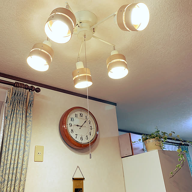 【写真付きレビュー】セイコークロック セイコー クロック 掛け時計 電波 アナログ からくり 6曲 メロディ 茶 マーブル 模様 RE559H ...