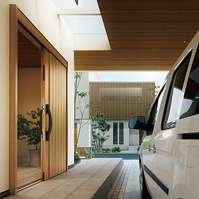 【写真付きレビュー】玄関引戸 リクシル エルムーブ2 L27型 一本引き 本体鋼板仕様 呼称W160 W1608×H2150mm 玄関引き戸 LIXIL/TOSTEM トステム 玄関ドア ...