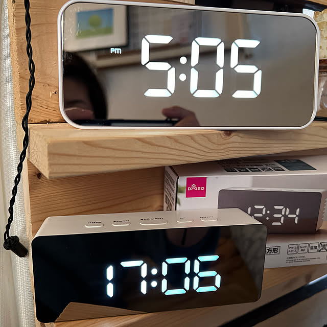 【写真付きレビュー】ニトリ デジタル時計 ミロ 【玄関先迄納品】 【1年保証】 〔合計金額11000円以上送料無料対象商品〕の通販商品&口コミ ...