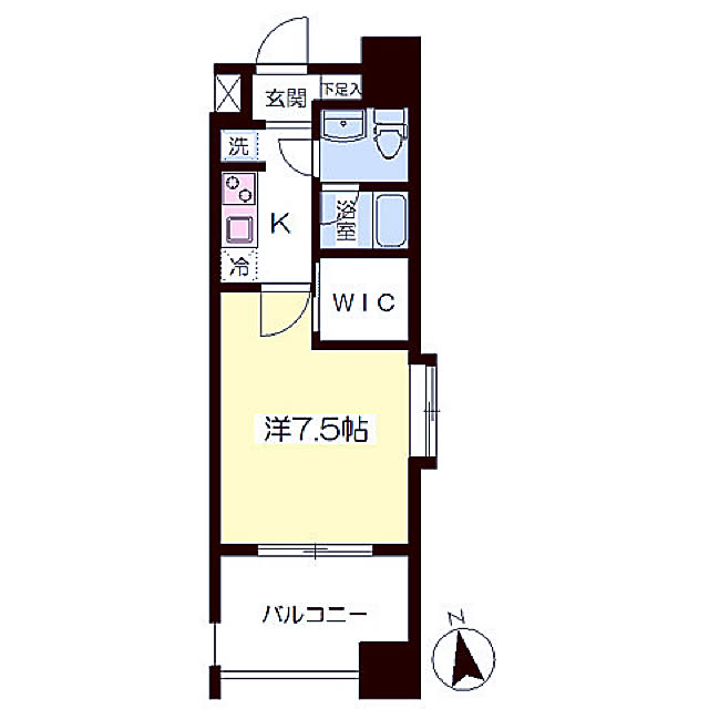 WIC/間取り図/一人暮らし/出窓/1K...などのインテリア実例 - 2021-03-07 20:22:19 ｜ RoomClip（ルームクリップ）