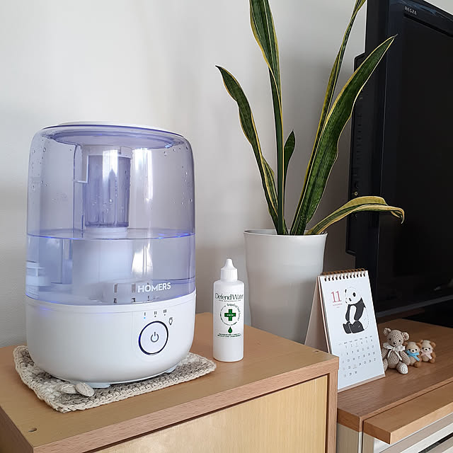 【写真付きレビュー】ディフェンドウォーター DW1(旧DW25) 濃縮 100回分(100ml) 加湿器 アロマディフューザー 空間除菌 ヌメリ除去 カビ抑制 悪臭消臭 水質保持 肺炎 加湿器 ...