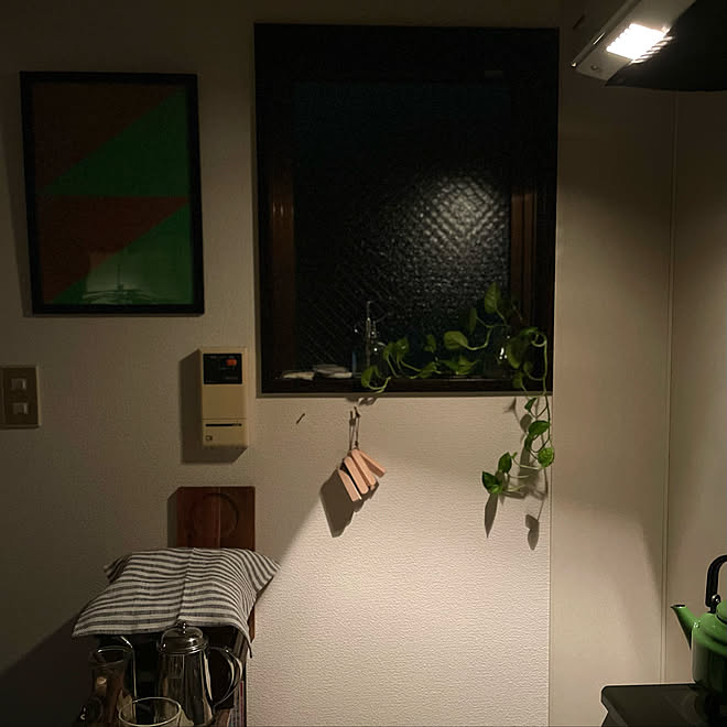 ポスターのある暮らし/6畳1DK/賃貸でも諦めない！/緑のある暮らし/賃貸アパート...などのインテリア実例 - 2022-12-23 19:32:02 ｜ RoomClip（ルームクリップ ...