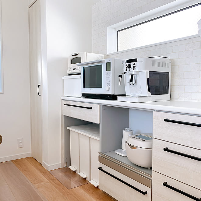 キッチン/モニター応募投稿/マイホーム/白インテリア/ダイケンの床のインテリア実例 - 2024-07-17 22:35:30 ｜ RoomClip（ルームクリップ） | RoomClip ...