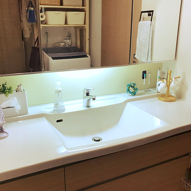 棚/断捨離/洗面所 収納/洗面台収納/メイクグッズ...などのインテリア実例 - 2022-10-03 20:53:43 ｜ RoomClip（ルームクリップ）