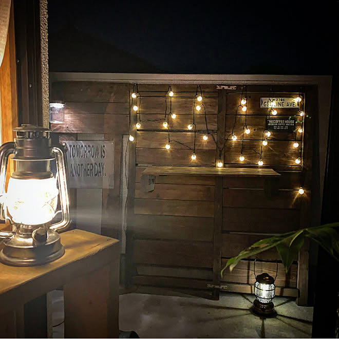 ベランダ/渋レトロ♡/DIY/2LDK/インスタ→MIKA.re12...などのインテリア実例 - 2022-09-19 21:07:49 ｜ RoomClip（ルームクリップ）