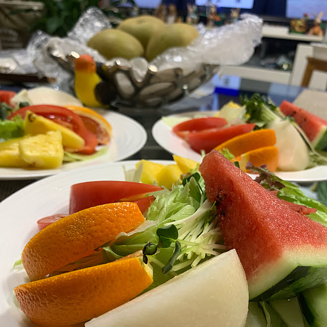 レッスン動画観ながら復習と反省会/リラックス空間/癒し/夏/ガラスのテーブル...などのインテリア実例 - 2024-08-25 21:26: ...