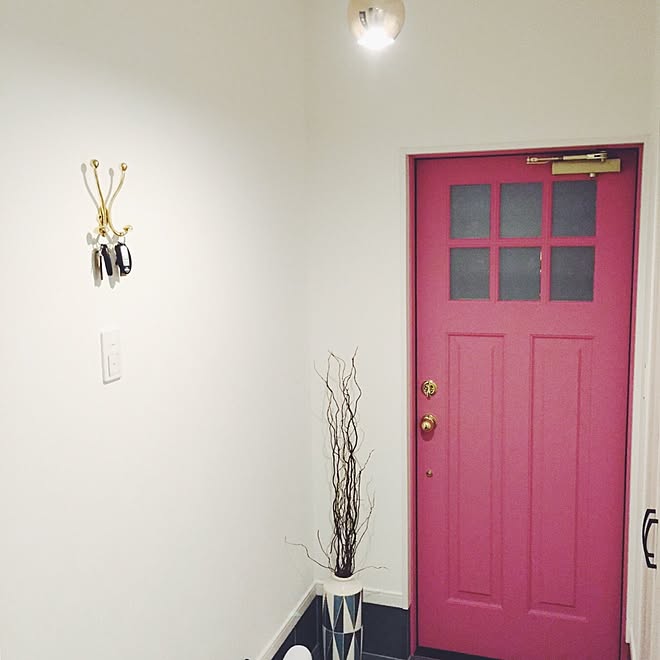 玄関/入り口/ミラー/全身鏡/姿見/輸入ドア...などのインテリア実例 - 2016-01-15 11:57:02 ｜ RoomClip ...