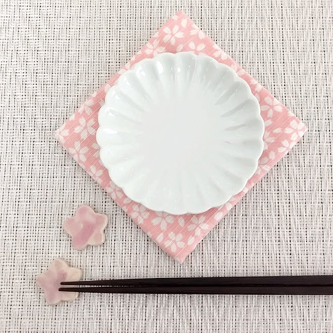 机/ハンドメイド/手作り/ランチョンマット/ピンク...などのインテリア実例 - 2024-04-08 20:46:23 ｜ RoomClip（ルームクリップ） | RoomClip（ルームクリップ）