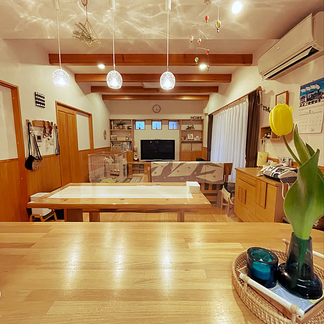 キッチンカウンター/やりたいことだらけ/LDK20畳/縦長LDK/団らんスペース...などのインテリア実例 - 2023-02-18 16:41:52 ｜ RoomClip（ルームクリップ）