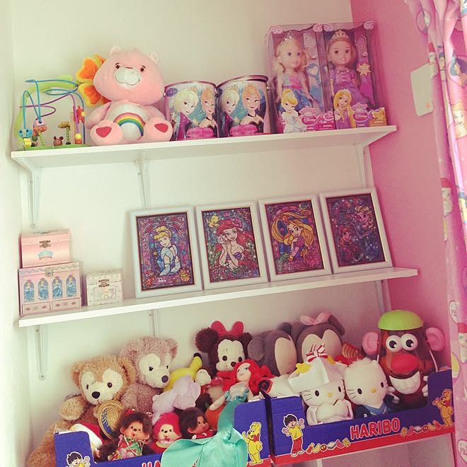 部屋全体/子供部屋&キッズスペース/カラフル/姉妹/年子姉妹...などのインテリア実例 - 2018-05-26 09:03:03 ...