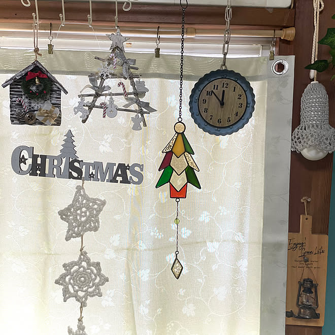 壁/天井/窓辺/2枚投稿/ぶらぶら～♡/ハンドメイド...などのインテリア実例 - 2023-11-15 12:15:54 ｜ RoomClip（ルームクリップ） | RoomClip（ルーム ...
