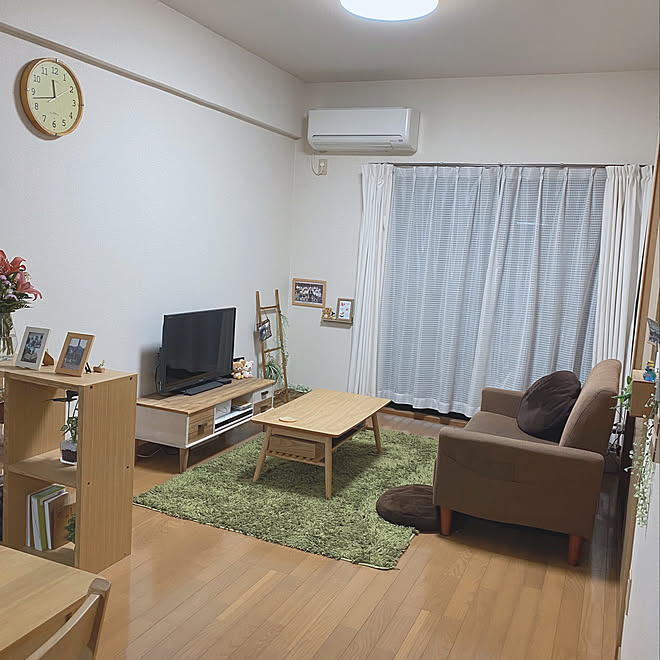 一番好きな場所/一人暮らし/1LDK/ニトリ/フェイクグリーン...などのインテリア実例 - 2020-04-15 21:12:42 ｜ RoomClip（ルームクリップ）