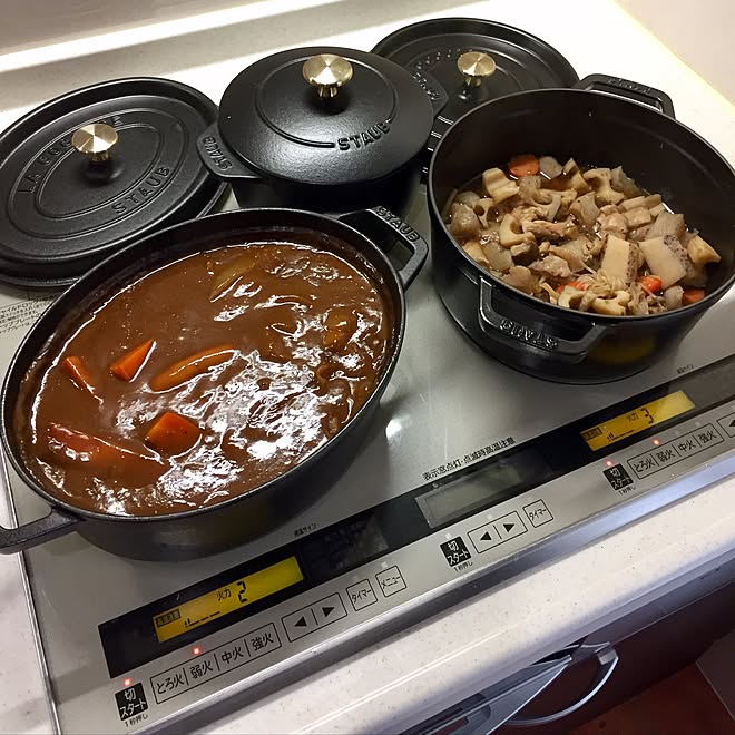 ワナベ/ストウブ スノーフレーク/ストウブ/キッチンのインテリア実例 - 2022-11-18 18:56:45 ｜ RoomClip（ルーム ...