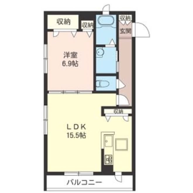 部屋全体/一人暮らし/間取り図/1LDKのインテリア実例 - 2015-09-09 00:41:10 ｜ RoomClip（ルームクリップ）