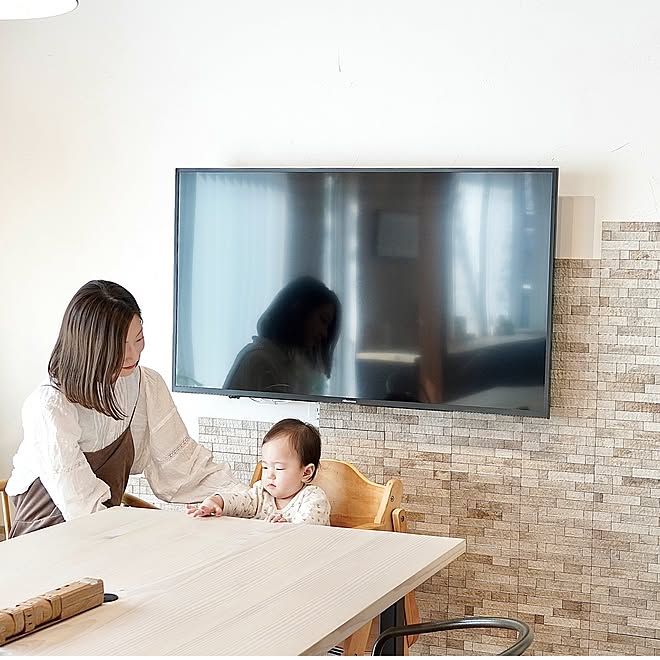 タイルブロック/壁タイルもDIY/壁タイル貼り/壁タイル/DIYのある暮らし...などのインテリア実例 - 2024-04-24 20:00:21 ｜ RoomClip（ルームクリップ ...