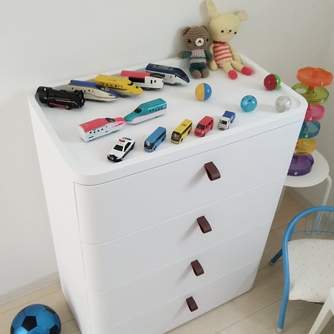 子供部屋/収納/トミカ/シンプル/チェスト...などのインテリア実例 - 2024-03-20 17:06:00 ｜ RoomClip（ルームクリップ） | RoomClip（ルームクリップ）