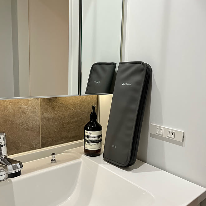 洗面所/baton/スティック型ヘアドライヤー/オシャレ家電/cado...などのインテリア実例 - 2022-10-23 18:52:45 ｜ RoomClip（ルームクリップ）