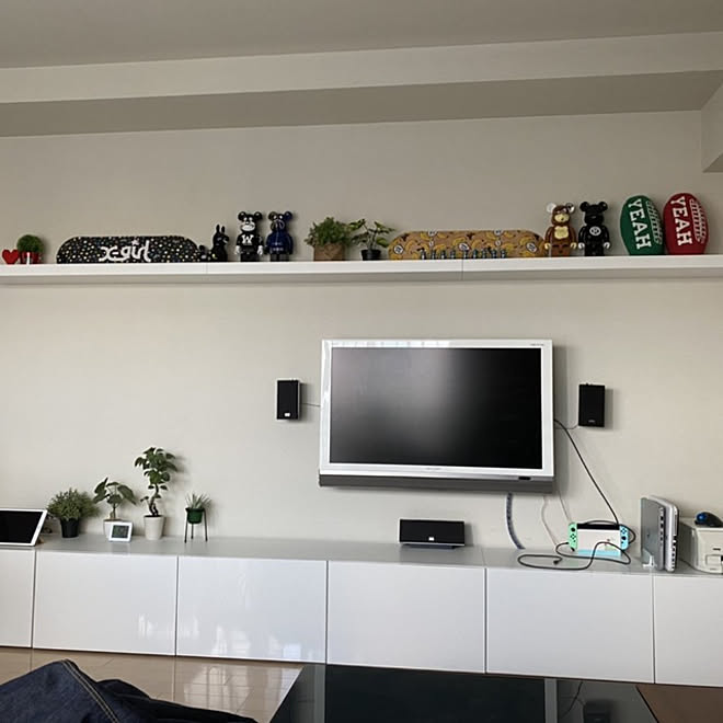 リビング/ウォールシェルフ/lack/ベストー/IKEA...などのインテリア実例 - 2021-09-07 13:33:00 ｜ RoomClip（ルームクリップ）