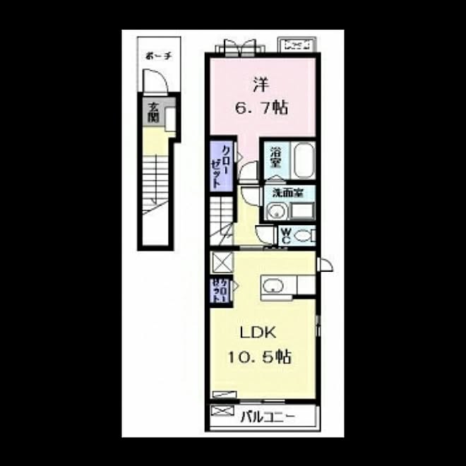 部屋全体/間取り図/1LDKのインテリア実例 - 2015-10-17 15:23:05 ｜ RoomClip（ルームクリップ）