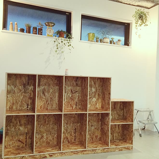 棚/子供/棚DIY/OSB合板/インダストリアル...などのインテリア実例 - 2017-02-06 17:33:33 ｜ RoomClip（ルームクリップ）