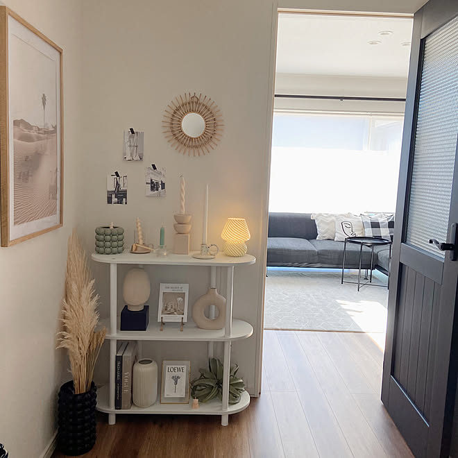 LOWYAラグ/IKEA/ウッドワンのドア/パンパスグラス/ZARAHOME...などのインテリア実例 - 2022-09-11 14:37:25 ｜ RoomClip（ルームクリップ）