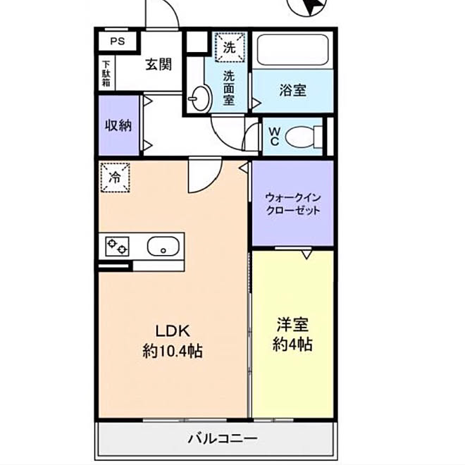 ウォークスルークローゼット/WIC/1LDK 1人暮らし/1LDK/間取り図...などのインテリア実例 - 2019-08-20 10:41:44 ｜ RoomClip（ルームクリップ）