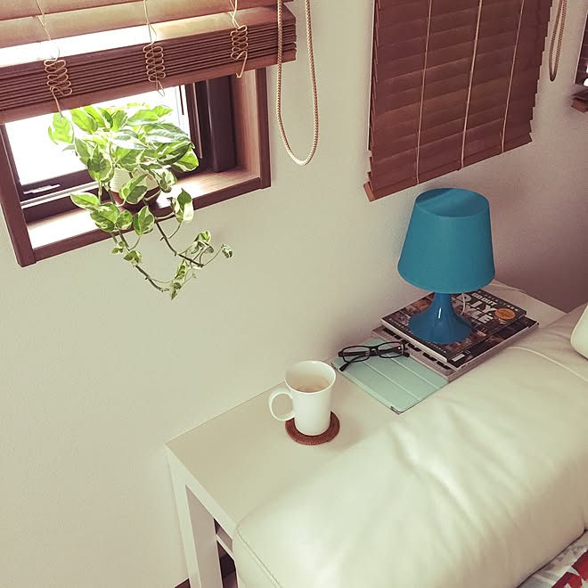 IKEA/LACKシリーズ/サイドテーブルがわり/テーブルライト/LAMPAN...などのインテリア実例 - 2016-10-28 12:57:29 ｜ RoomClip（ルームクリップ）