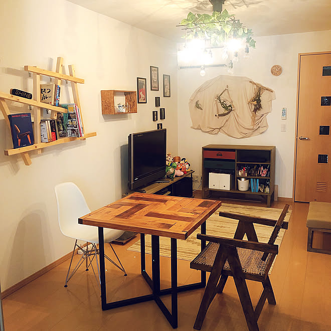 たなDIY/見せるインテリア/DIY/1LDK/賃貸...などのインテリア実例 - 2021-04-03 13:19:43 ｜ RoomClip（ルームクリップ）