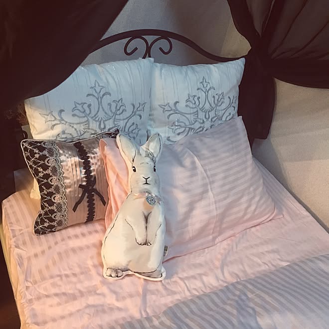 ベッド周り/フランフラン/Francfranc/アニマルクッション/クッション...などのインテリア実例 - 2017-06-10 18:38 ...