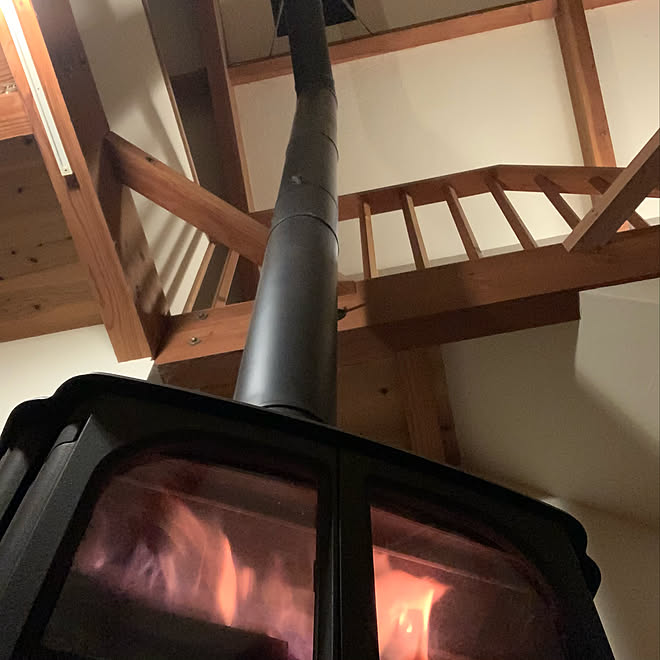 断熱二重煙突/冬支度/morso 3610/薪ストーブ/壁/天井...などのインテリア実例 - 2020-10-15 20:29:35 ...