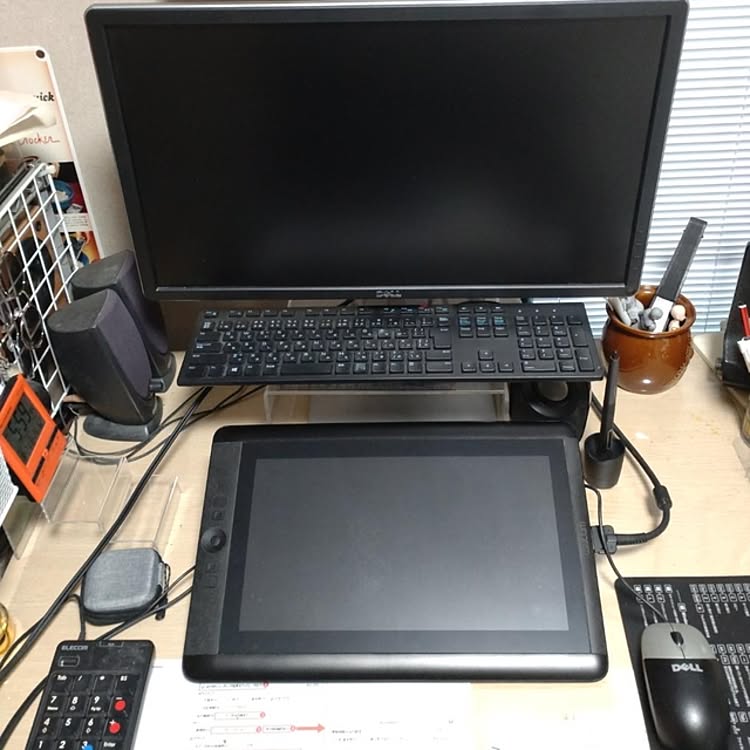 パソコン周り/液タブ/DIY/PCデスク/机のインテリア実例 - 2022-08-21 06:19:29 ｜ RoomClip（ルームクリップ）