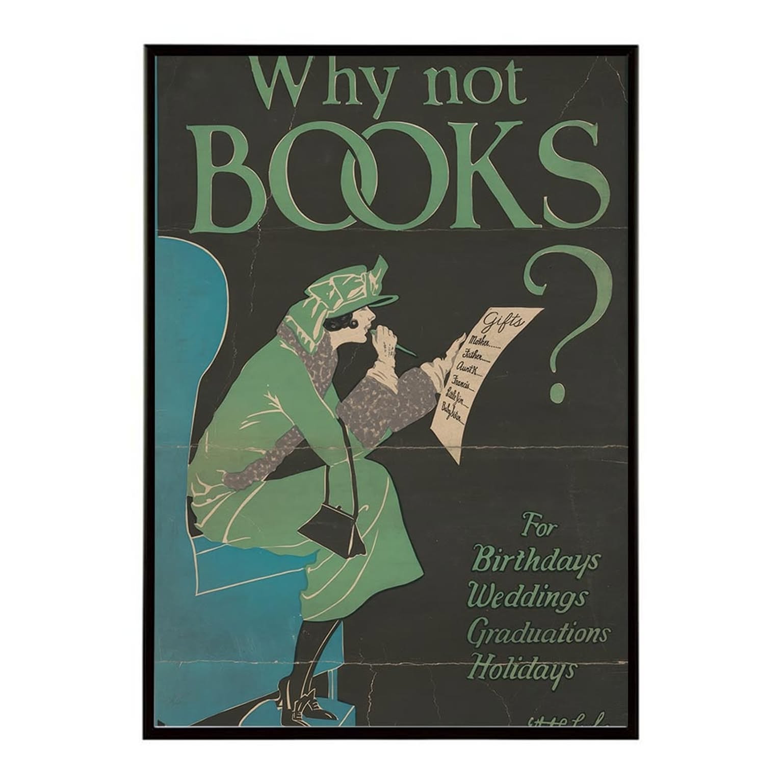 EFPI Why not books. for birthdays, weddings, gradu【bn-poster-2446】 - 通販 ...