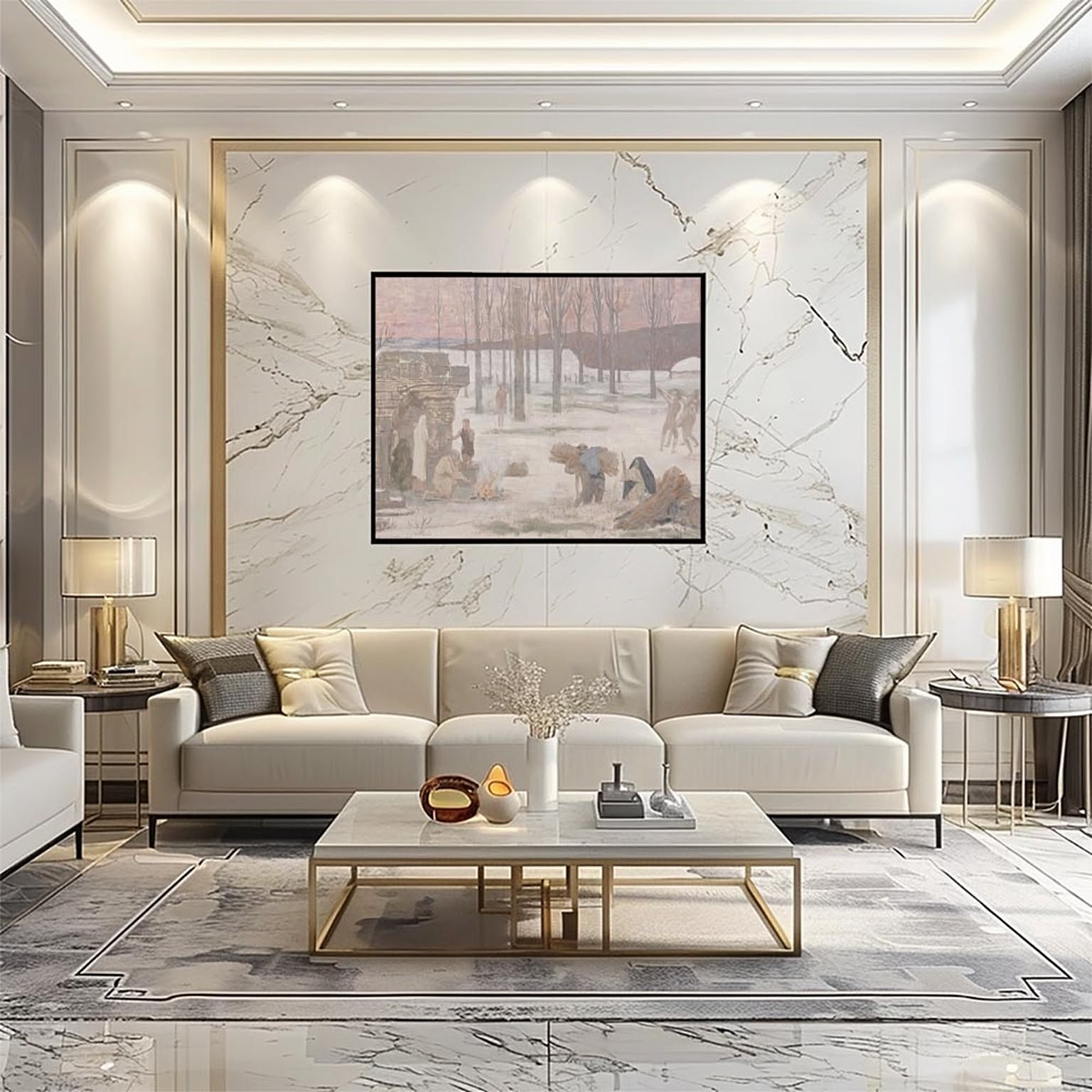 EFPI ポスター 名画 絵画 フレーム 冬のパリ市庁舎 インテリア おしゃれ 都市風景 デジタルリ【bn-poster-6303】 - 通販 ...