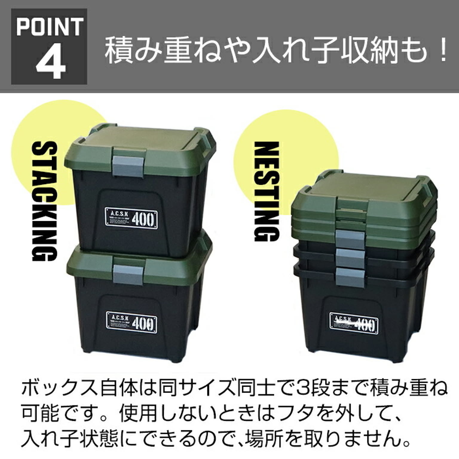 JEJアステージ ツールストッカー 400 22L アクティブストッカー - 通販 | 家具とインテリアの通販【RoomClipショッピング】