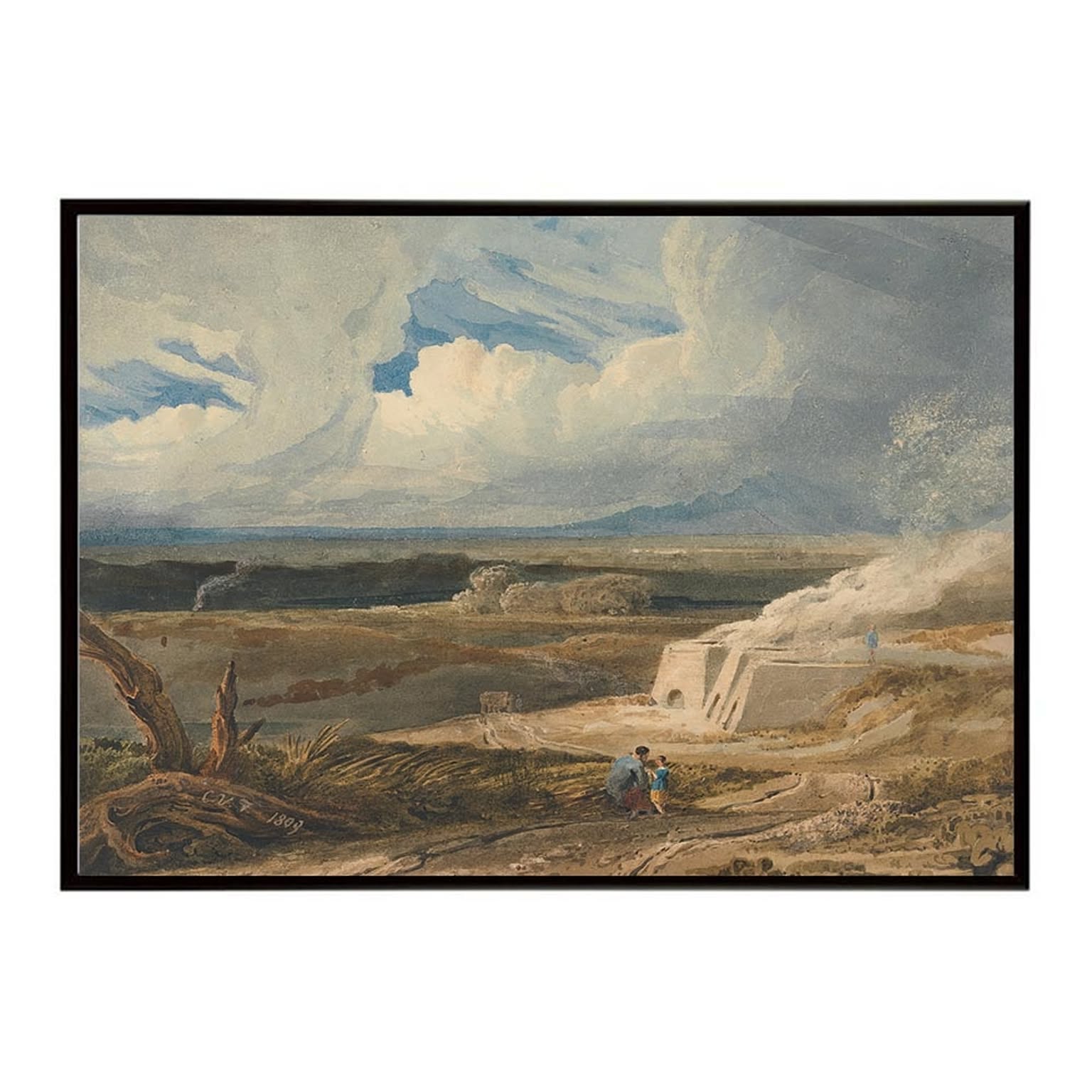 EFPI 世界の古い絵画 レトロポスター デジタルリマスターLandscape with Limek【bn-poster-3633】 - 通販 ...