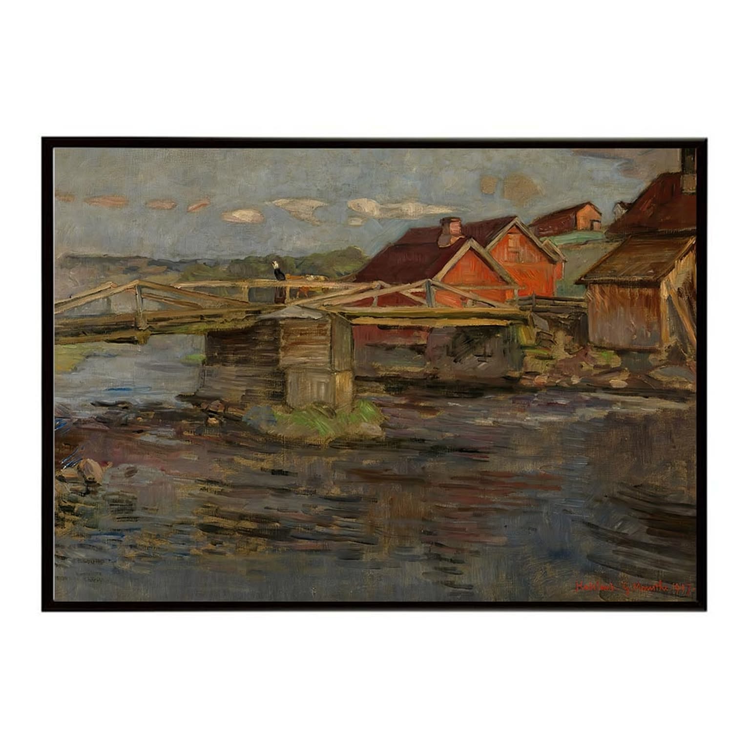 EFPI 世界の古い絵画 レトロポスター デジタルリマスターEarly in the Morning【bn-poster-3129】 - 通販 ...