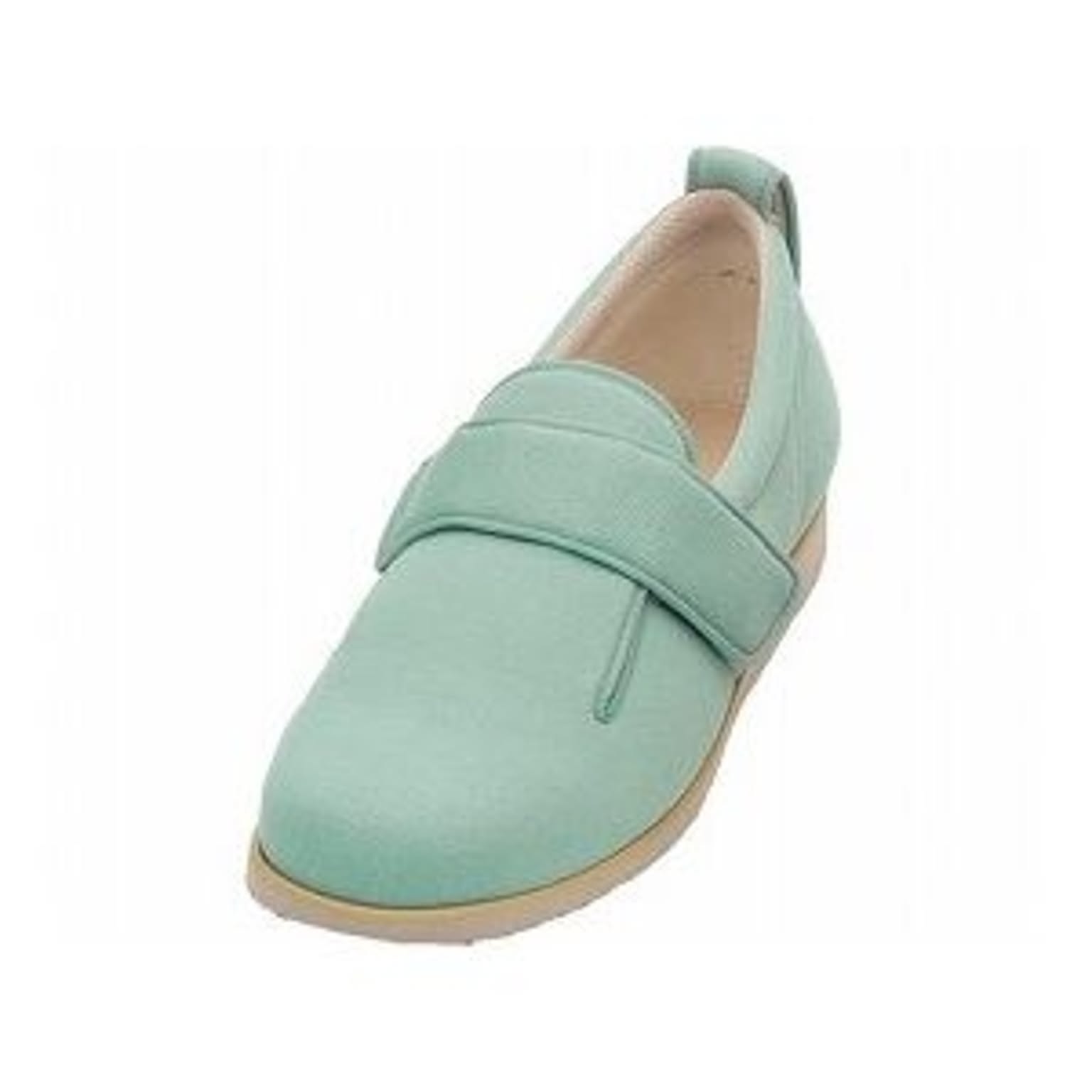 介護靴 施設・院内用 ダブルマジック2 5E(ワイドサイズ) 7005 片足 徳武産業 あゆみシリーズ ／3L (25.0〜25.5cm) ミントグリーン 左足 - 通販 | 家具とインテリア ...