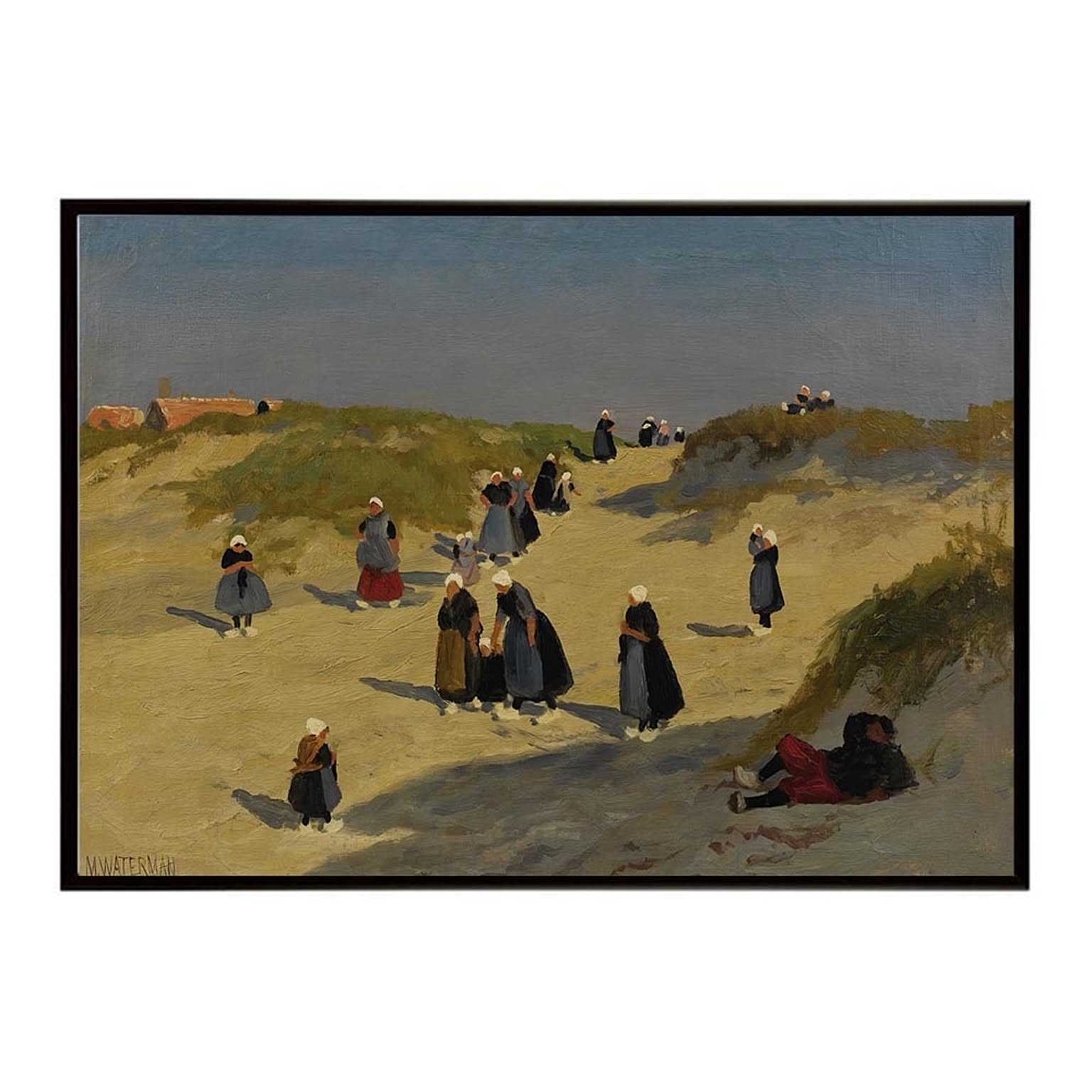 EFPI 世界の古い絵画 レトロポスター デジタルリマスターDutch Country Scene 【bn-poster-3118】 - 通販 ...
