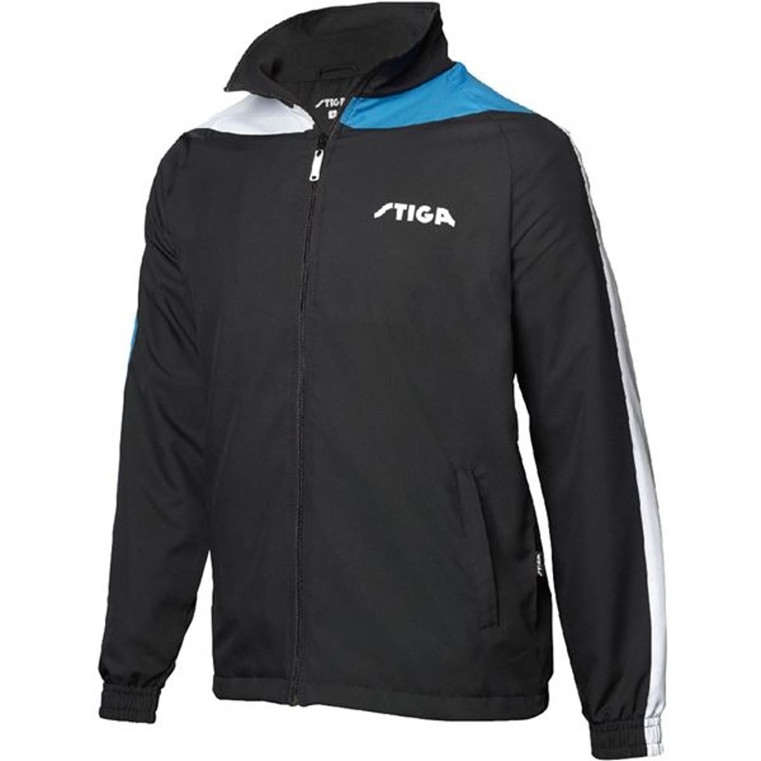 STIGA（スティガ） 卓球アウター OCEAN JACKET オーシャンジャケット ブラック×ブルー L - 通販 | 家具とインテリアの ...