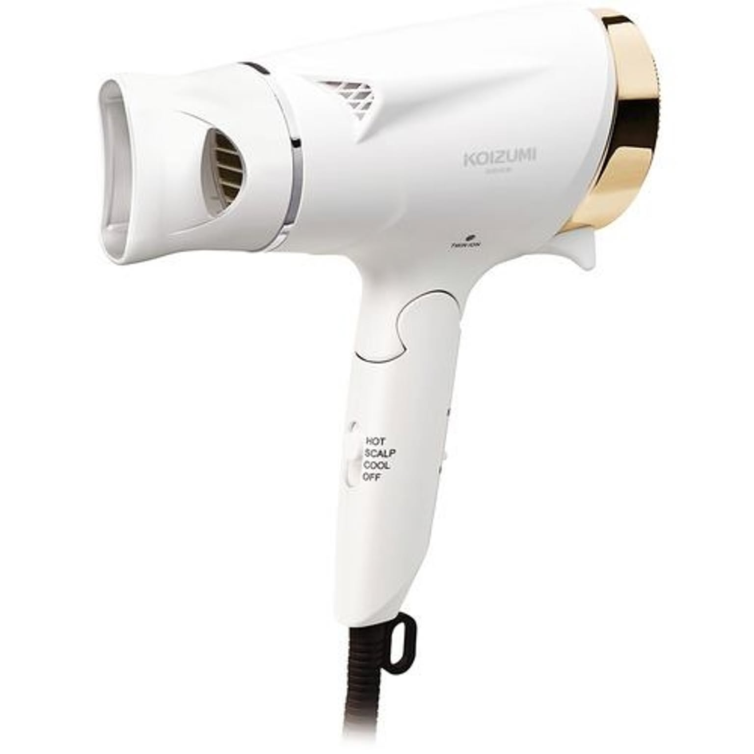 コイズミ マイナスイオンヘアドライヤー KHD-9130-W ホワイト - 通販 | 家具とインテリアの通販【RoomClipショッピング】
