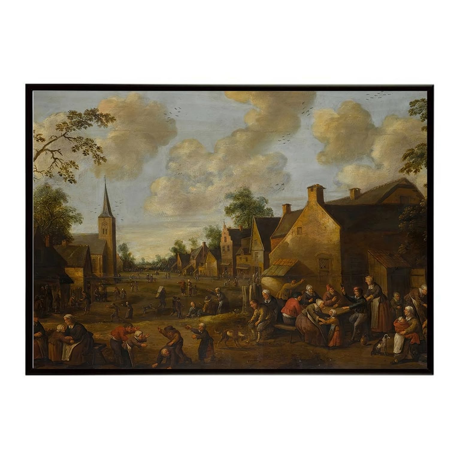 EFPI ポスター 名画 絵画 横 a0 a1 a2 a3 a4 b0 b2 b1 b3 b4 村の【bn-poster-5205】 - 通販 | 家具とインテリアの通販【RoomClip ...