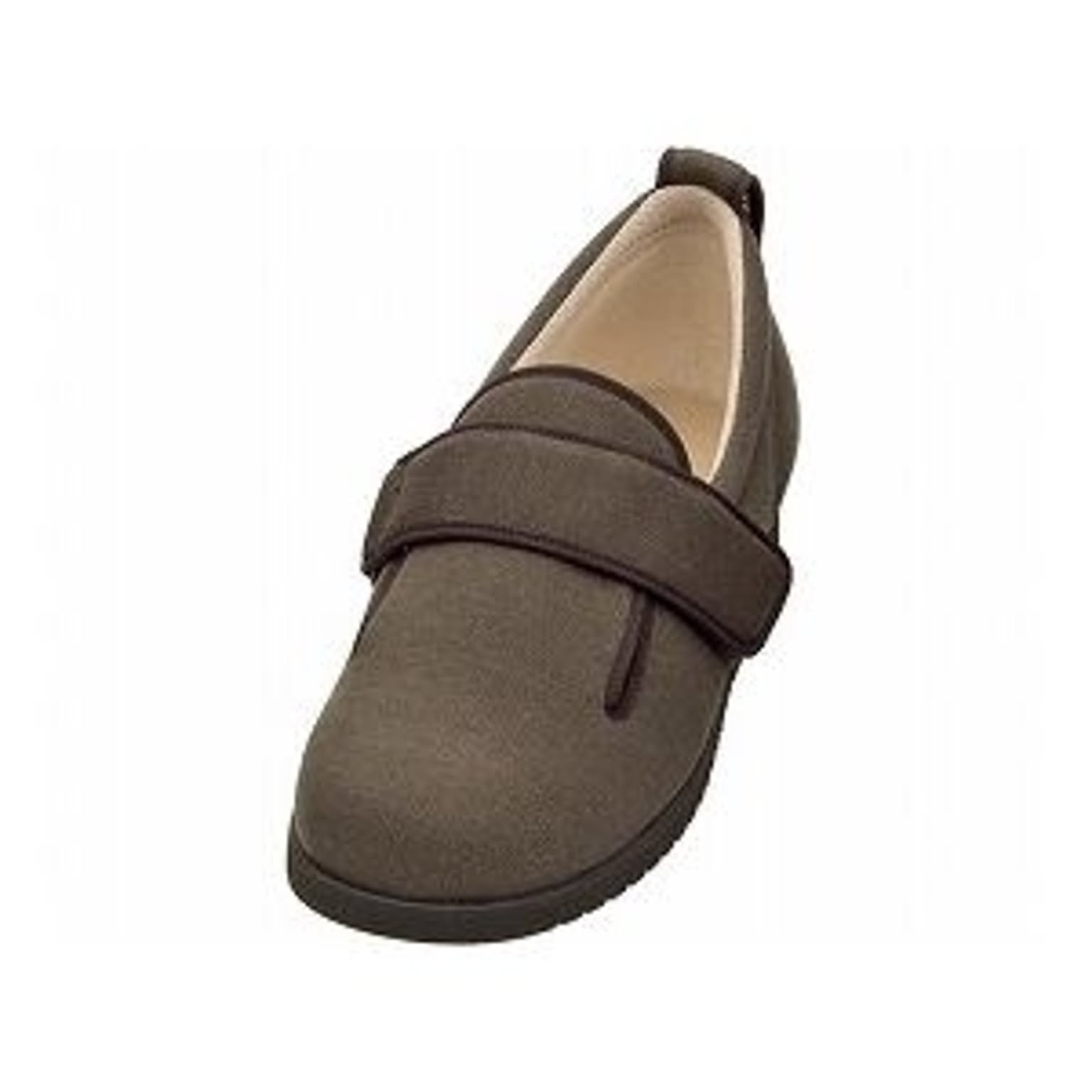 介護靴 施設・院内用 ダブルマジック2 5E(ワイドサイズ) 7005 片足 徳武産業 あゆみシリーズ ／3L (25.0〜25.5cm) ブラウン 右足 - 通販 | 家具とインテリアの通販 ...